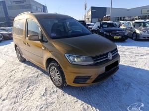 Yellow Volkswagen Caddy 2017 in Avizieniai, with an engine capacity of 2.00 L and mileage of 108 thousand km for 11900 €, photo 7 on AUTOMOTO.COM.LV