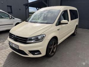 Yellow Volkswagen Caddy 2017 in Vilnius, with an engine capacity of 2.00 L and mileage of 319 thousand km for 8500 €, photo  on AUTOMOTO.COM.LV