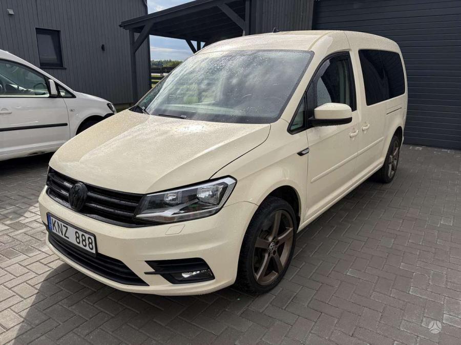 Dzeltens Volkswagen Caddy 2017 Viļņa, ar dzinēja tilpumu 2.00 L un nobraukumu 319 tūkst. km par 8500 €, foto 1 vietnē AUTOMOTO.COM.LV