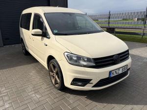 Dzeltens Volkswagen Caddy 2017 Viļņa, ar dzinēja tilpumu 2.00 L un nobraukumu 319 tūkst. km par 8500 €, foto 3 vietnē AUTOMOTO.COM.LV
