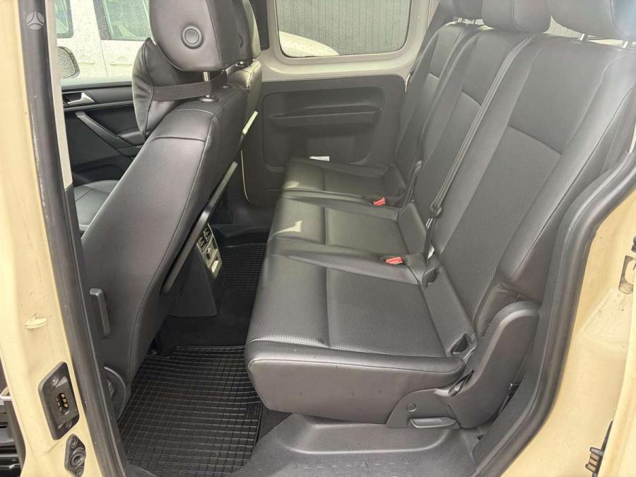 Dzeltens Volkswagen Caddy 2017 Viļņa, ar dzinēja tilpumu 2.00 L un nobraukumu 319 tūkst. km par 8500 €, foto 12 vietnē AUTOMOTO.COM.LV