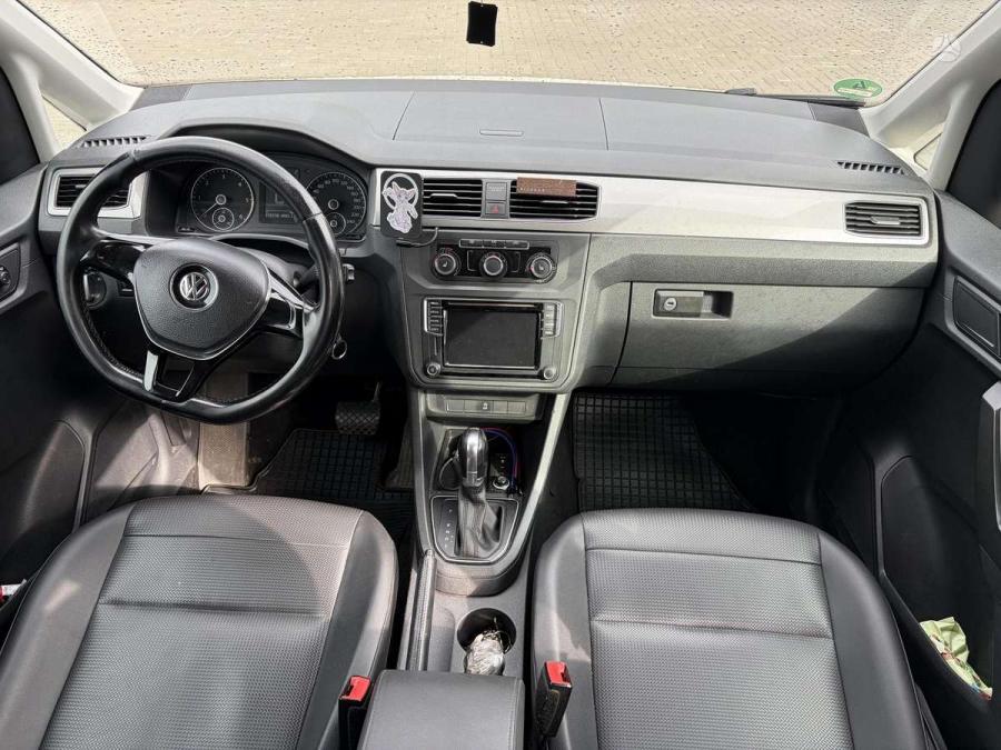Dzeltens Volkswagen Caddy 2017 Viļņa, ar dzinēja tilpumu 2.00 L un nobraukumu 319 tūkst. km par 8500 €, foto 14 vietnē AUTOMOTO.COM.LV