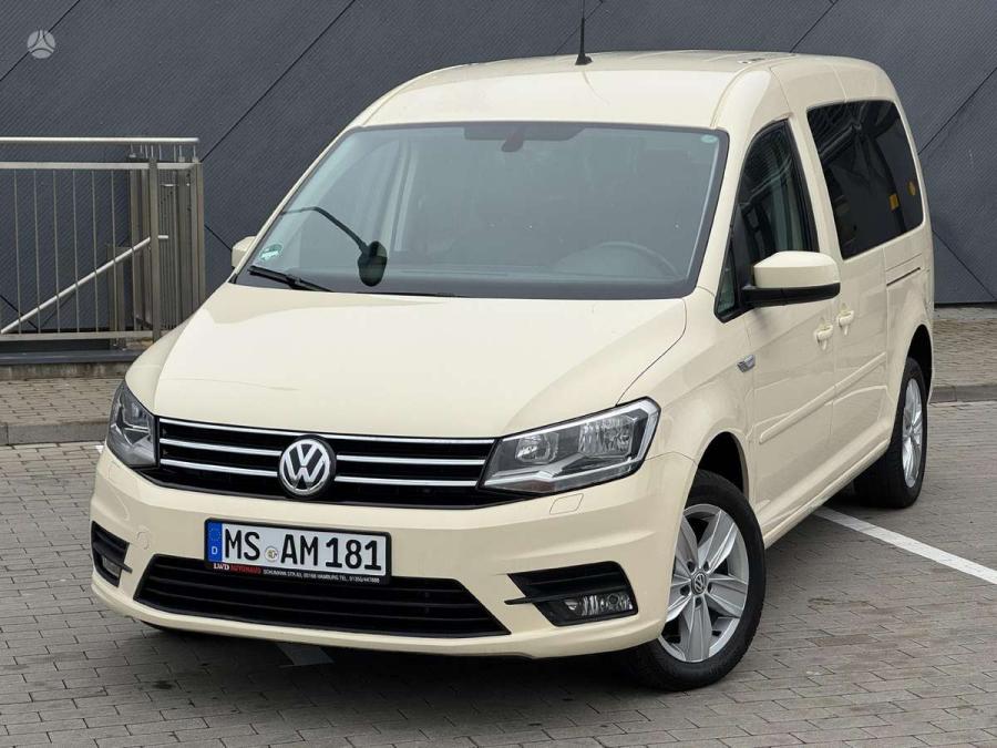 Yellow Volkswagen Caddy 2019 in Jonava, with an engine capacity of 2.00 L and mileage of 290 thousand km for 9850 €, photo 2 on AUTOMOTO.COM.LV