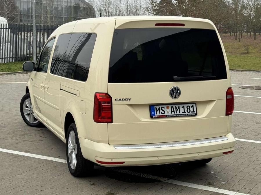 Yellow Volkswagen Caddy 2019 in Jonava, with an engine capacity of 2.00 L and mileage of 290 thousand km for 9850 €, photo 6 on AUTOMOTO.COM.LV