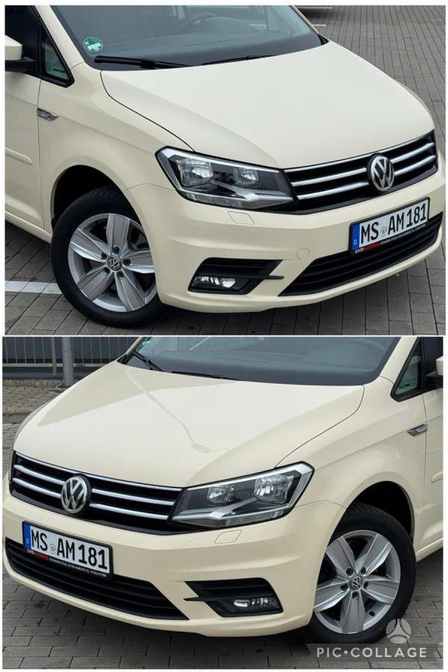 Yellow Volkswagen Caddy 2019 in Jonava, with an engine capacity of 2.00 L and mileage of 290 thousand km for 9850 €, photo 16 on AUTOMOTO.COM.LV