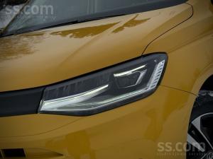 Yellow Volkswagen Caddy 2021 in Tukums, with an engine capacity of 2.00 L and mileage of 198 thousand km for 17990 €, photo 4 on AUTOMOTO.COM.LV