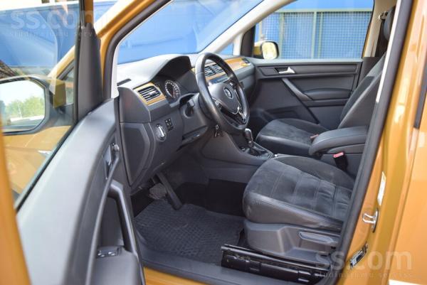 Dzeltens Volkswagen Caddy 2018 Rīga, ar dzinēja tilpumu 2.00 L un nobraukumu 278 tūkst. km par 15000 €, foto 3 vietnē AUTOMOTO.COM.LV