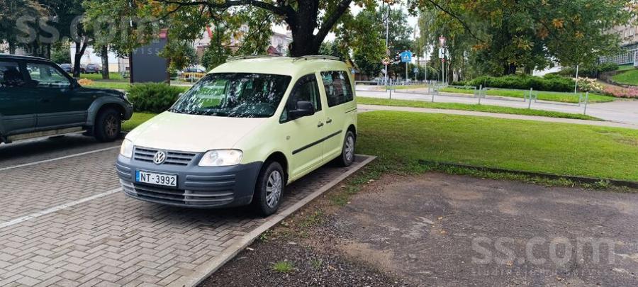 Желтый Фольксваген Кадди 2004 в Краслава, объемом двигателя 1.90 л и пробегом 399 тыс. км за 2800 €, фото 1 на AUTOMOTO.COM.LV