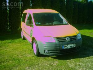 Yellow Volkswagen Caddy 2006 in Riga, with an engine capacity of 2.00 L and mileage of 195 thousand km for 2500 €, photo 3 on AUTOMOTO.COM.LV