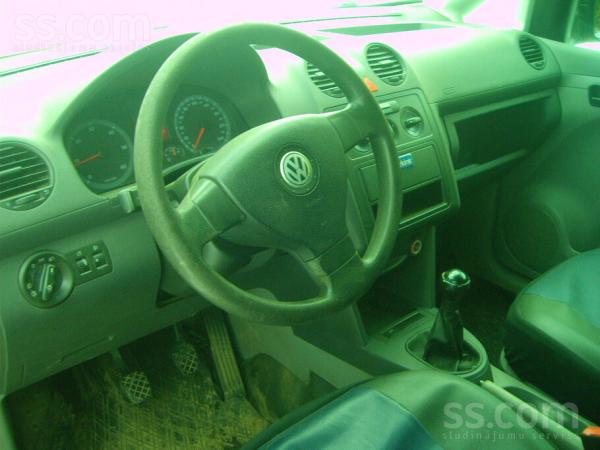 Dzeltens Volkswagen Caddy 2006 Rīga, ar dzinēja tilpumu 2.00 L un nobraukumu 195 tūkst. km par 2500 €, foto 4 vietnē AUTOMOTO.COM.LV