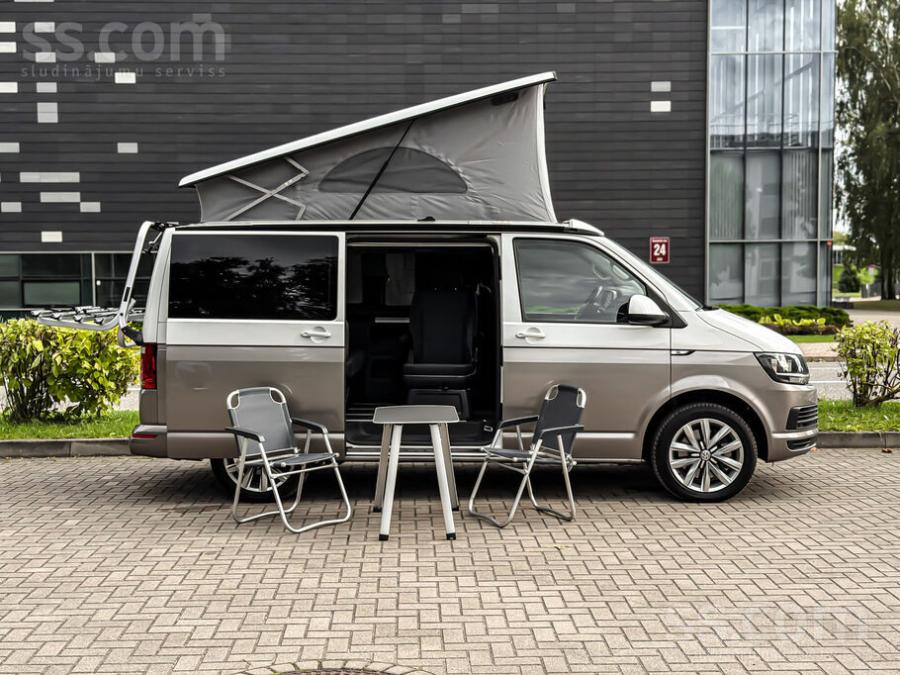 Brown Volkswagen California 2016 in Jelgava, with an engine capacity of 2.00 L and mileage of 245 thousand km for 29800 €, photo 27 on AUTOMOTO.COM.LV