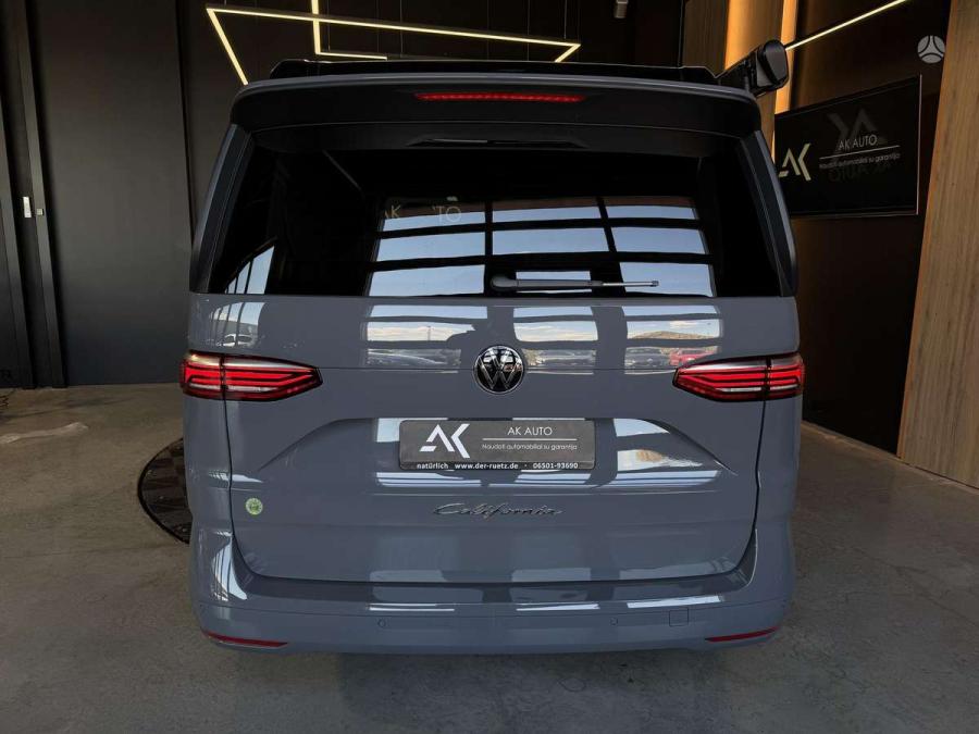 Grey Volkswagen California 2025 in Kaunas, with an engine capacity of 1.98 L and mileage of 4 thousand km for 58990 €, photo 13 on AUTOMOTO.COM.LV