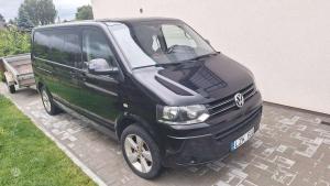 Black Volkswagen Caravelle 2013 in Kaunas, with an engine capacity of 1.97 L and mileage of 317 thousand km for 12500 €, photo 5 on AUTOMOTO.COM.LV