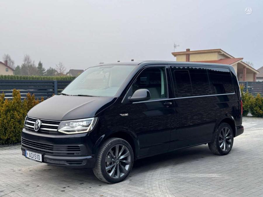 Black Volkswagen Caravelle 2016 in Klaipeda, with an engine capacity of 2.00 L and mileage of 290 thousand km for 17999 €, photo 5 on AUTOMOTO.COM.LV