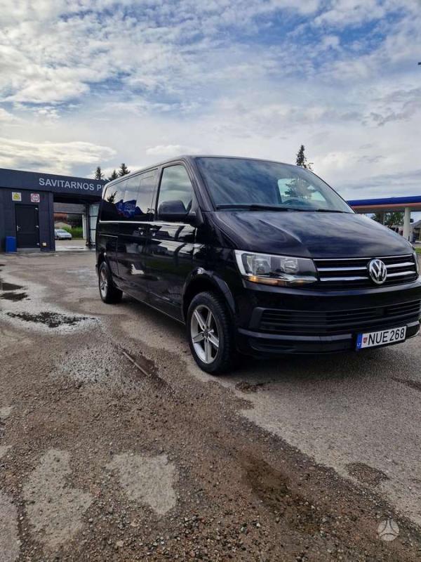 Black Volkswagen Caravelle 2016 in Sakiai, with an engine capacity of 2.00 L and mileage of 288 thousand km for 16999 €, photo 2 on AUTOMOTO.COM.LV