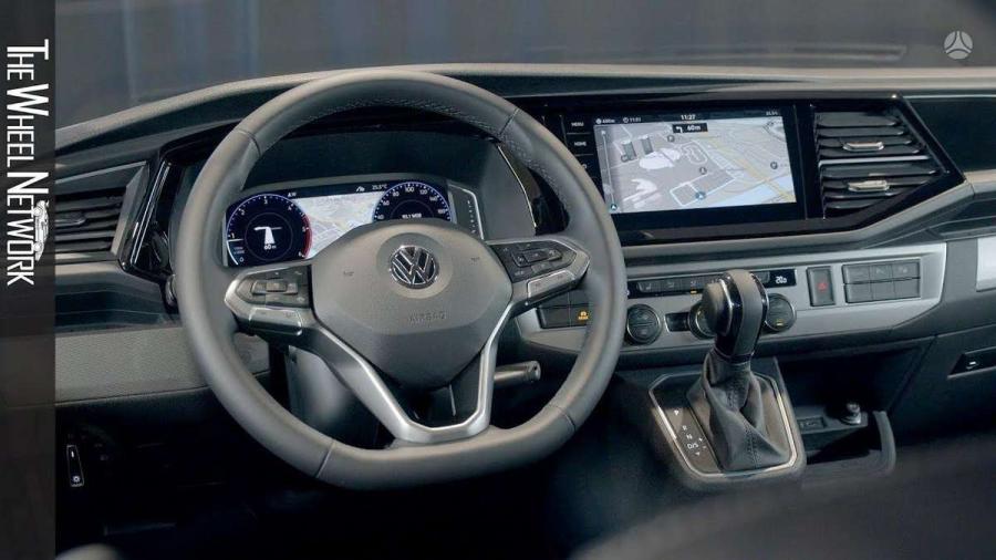 Black Volkswagen Caravelle 2020 in Palanga, with an engine capacity of 1.97 L and mileage of 125 thousand km for 29900 €, photo 8 on AUTOMOTO.COM.LV