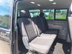 Black Volkswagen Caravelle 2021 in Vilnius, with an engine capacity of 2.00 L and mileage of 270 thousand km for 26000 €, photo 11 on AUTOMOTO.COM.LV
