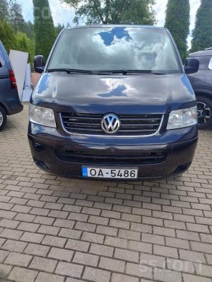 Black Volkswagen Caravelle 2005 in Kraslava, with an engine capacity of 1.90 L and mileage of 383 thousand km for 4200 €, photo  on AUTOMOTO.COM.LV