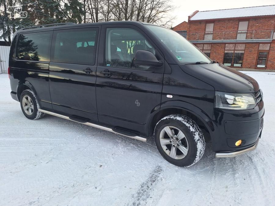 Black Volkswagen Caravelle 2012 in Marijampole, with an engine capacity of 2.00 L and mileage of 249 thousand km for 14500 €, photo 1 on AUTOMOTO.COM.LV