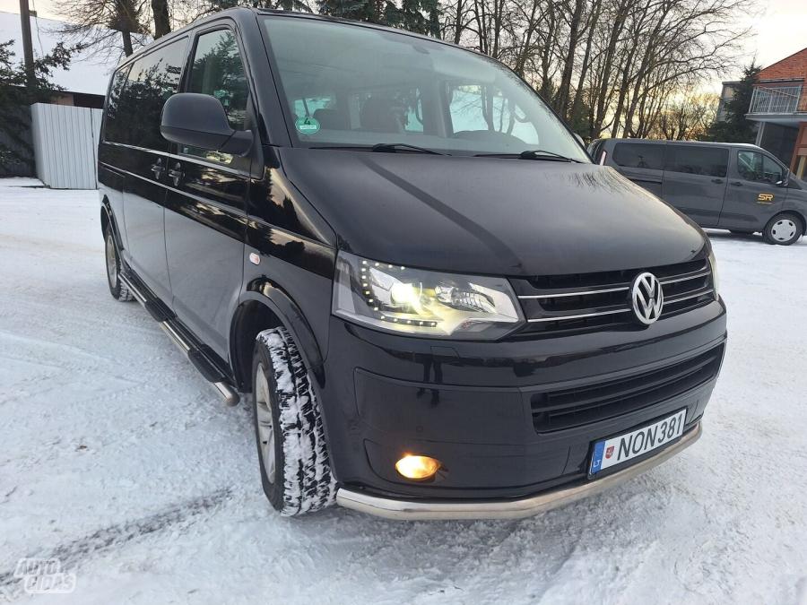 Black Volkswagen Caravelle 2012 in Marijampole, with an engine capacity of 2.00 L and mileage of 249 thousand km for 14500 €, photo 2 on AUTOMOTO.COM.LV
