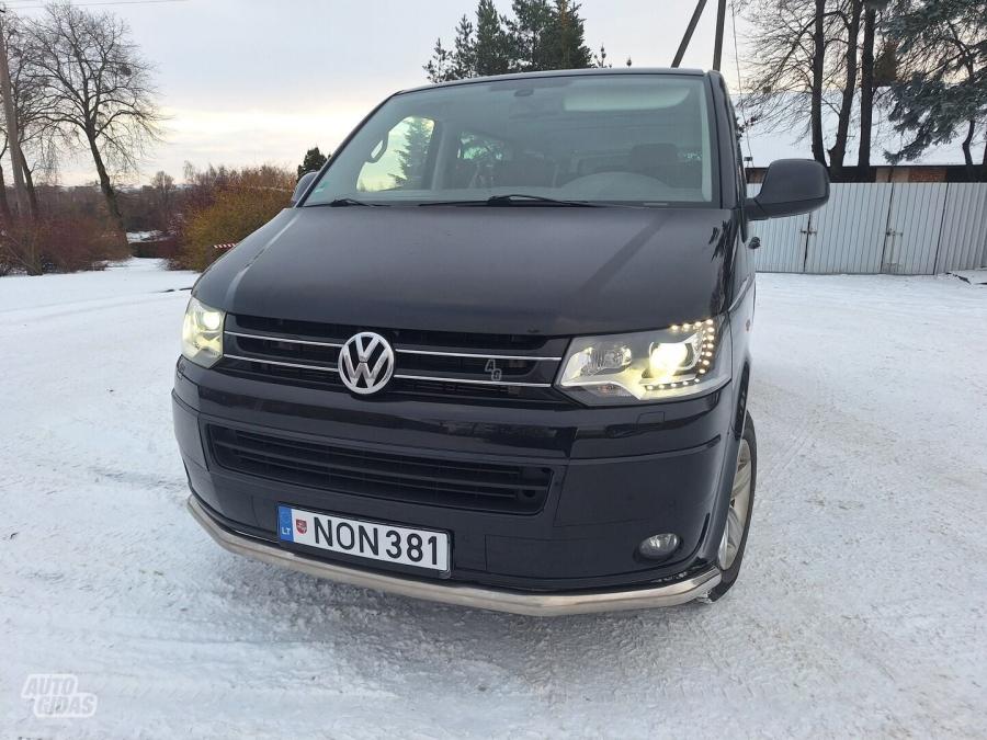 Black Volkswagen Caravelle 2012 in Marijampole, with an engine capacity of 2.00 L and mileage of 249 thousand km for 14500 €, photo 3 on AUTOMOTO.COM.LV