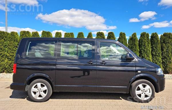 Black Volkswagen Caravelle 2015 in Riga, with an engine capacity of 2.00 L and mileage of 0 thousand km for 21659 €, photo 5 on AUTOMOTO.COM.LV