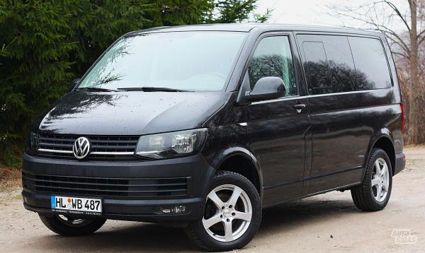 Black Volkswagen Caravelle 2019 in Petrikaiciai, with an engine capacity of 2.00 L and mileage of 67 thousand km for 24499 €, photo 6 on AUTOMOTO.COM.LV