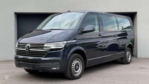Blue Volkswagen Caravelle 2024 in Jonava, with an engine capacity of 1.97 L and mileage of 300 thousand km for 28500 €, photo  on AUTOMOTO.COM.LV
