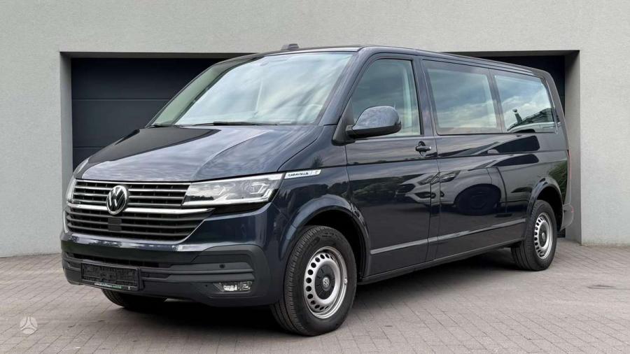 Blue Volkswagen Caravelle 2024 in Jonava, with an engine capacity of 1.97 L and mileage of 300 thousand km for 28500 €, photo 1 on AUTOMOTO.COM.LV
