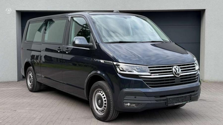 Blue Volkswagen Caravelle 2024 in Jonava, with an engine capacity of 1.97 L and mileage of 300 thousand km for 28500 €, photo 3 on AUTOMOTO.COM.LV