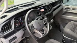 Blue Volkswagen Caravelle 2024 in Jonava, with an engine capacity of 1.97 L and mileage of 300 thousand km for 28500 €, photo 10 on AUTOMOTO.COM.LV