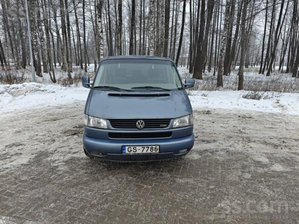 Blue Volkswagen Caravelle 1997 in Riga, with an engine capacity of 2.50 L and mileage of 441 thousand km for 3190 €, photo 4 on AUTOMOTO.COM.LV