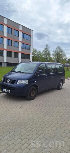 Blue Volkswagen Caravelle 2006 in Jelgava, with an engine capacity of 1.90 L and mileage of 345 thousand km for 3500 €, photo  on AUTOMOTO.COM.LV