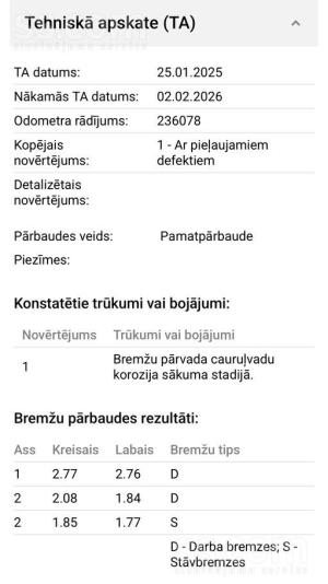 Blue Volkswagen Caravelle 2008 in Daugavpils, with an engine capacity of 2.50 L and mileage of 246 thousand km for 7100 €, photo 8 on AUTOMOTO.COM.LV
