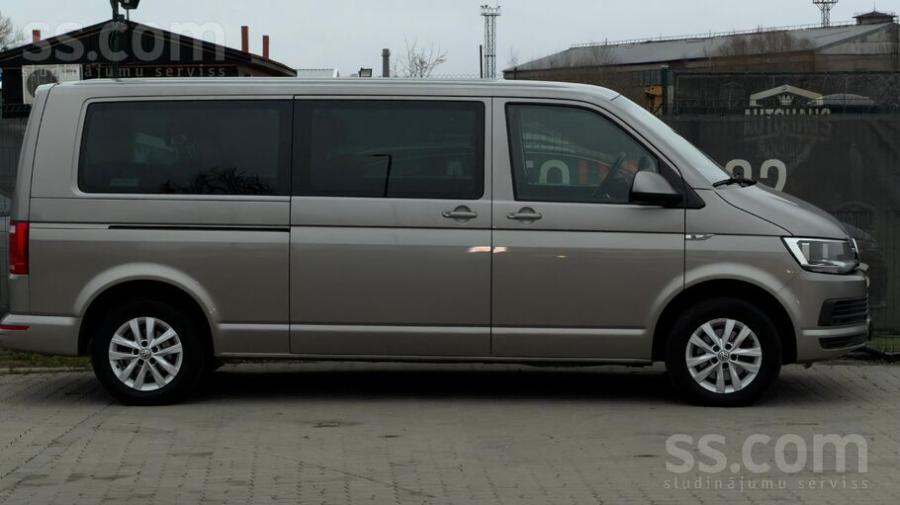 Brown Volkswagen Caravelle 2017 in Liepaja, with an engine capacity of 2.00 L and mileage of 310 thousand km for 18700 €, photo 3 on AUTOMOTO.COM.LV