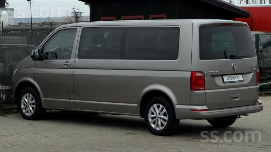 Brown Volkswagen Caravelle 2017 in Liepaja, with an engine capacity of 2.00 L and mileage of 310 thousand km for 18700 €, photo 6 on AUTOMOTO.COM.LV
