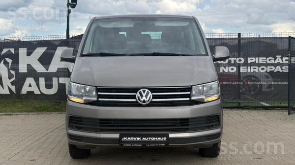 Brown Volkswagen Caravelle 2017 in Liepaja, with an engine capacity of 2.00 L and mileage of 310 thousand km for 17350 €, photo 1 on AUTOMOTO.COM.LV