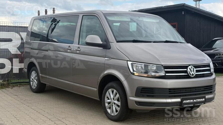 Brown Volkswagen Caravelle 2017 in Liepaja, with an engine capacity of 2.00 L and mileage of 310 thousand km for 17350 €, photo 3 on AUTOMOTO.COM.LV