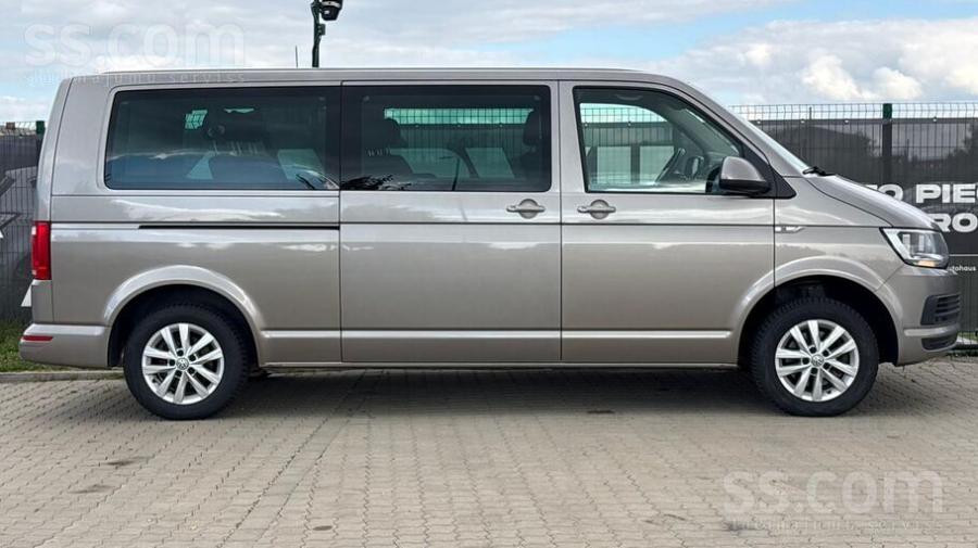 Brown Volkswagen Caravelle 2017 in Liepaja, with an engine capacity of 2.00 L and mileage of 310 thousand km for 17350 €, photo 4 on AUTOMOTO.COM.LV
