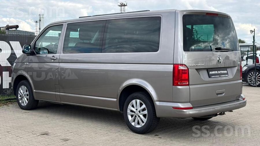 Brown Volkswagen Caravelle 2017 in Liepaja, with an engine capacity of 2.00 L and mileage of 310 thousand km for 17350 €, photo 7 on AUTOMOTO.COM.LV