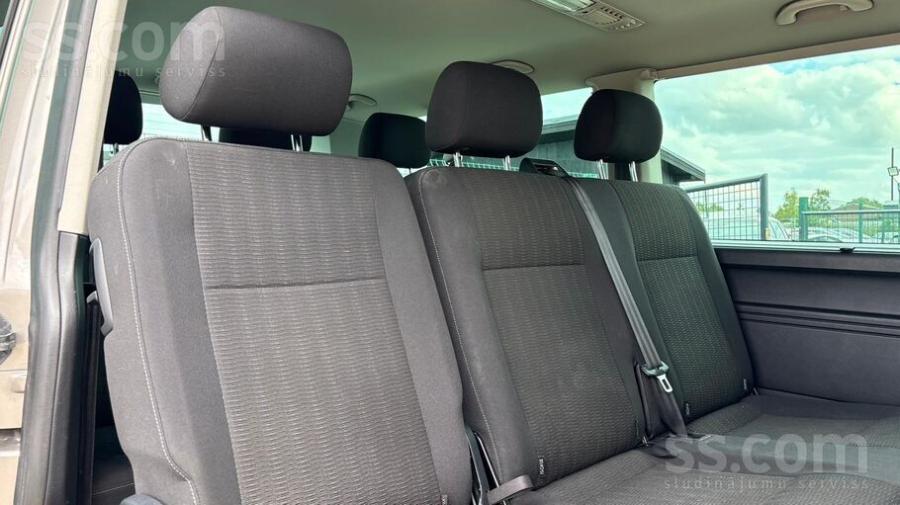 Brown Volkswagen Caravelle 2017 in Liepaja, with an engine capacity of 2.00 L and mileage of 310 thousand km for 17350 €, photo 24 on AUTOMOTO.COM.LV