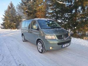 Green Volkswagen Caravelle 2008 in Taurage, with an engine capacity of 2.50 L and mileage of 280 thousand km for 6000 €, photo  on AUTOMOTO.COM.LV