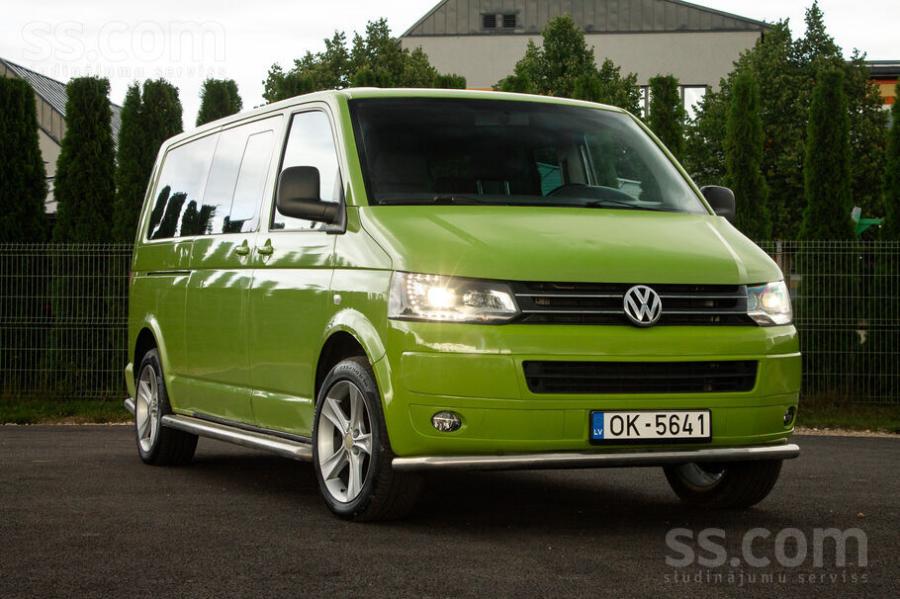 Zaļš Volkswagen Caravelle 2007 Jelgava, ar dzinēja tilpumu 2.50 L un nobraukumu 421 tūkst. km par 6100 €, foto 1 vietnē AUTOMOTO.COM.LV