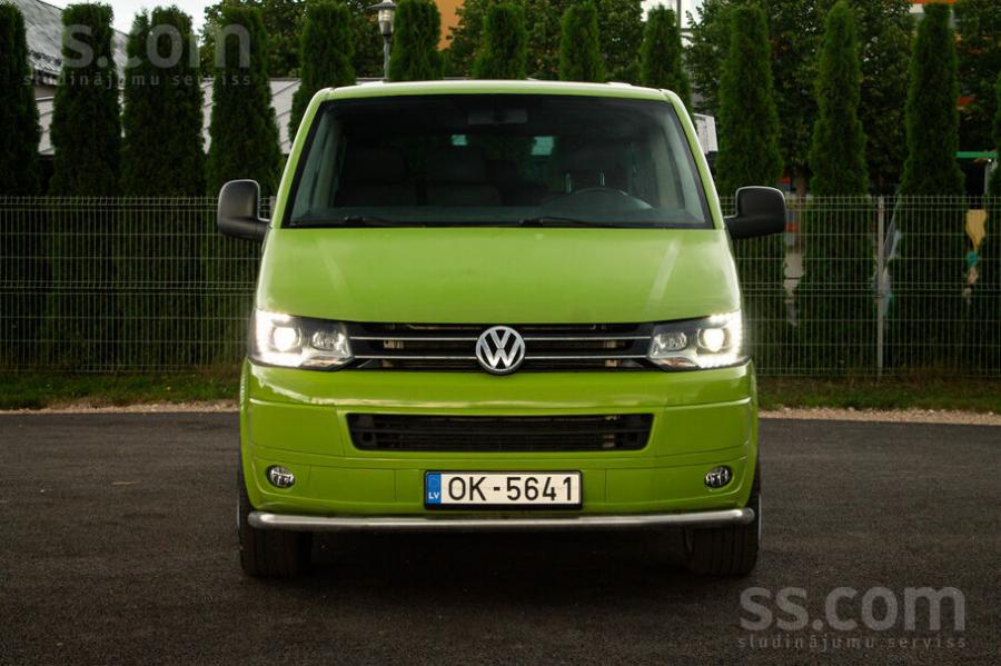 Zaļš Volkswagen Caravelle 2007 Jelgava, ar dzinēja tilpumu 2.50 L un nobraukumu 421 tūkst. km par 6100 €, foto 3 vietnē AUTOMOTO.COM.LV