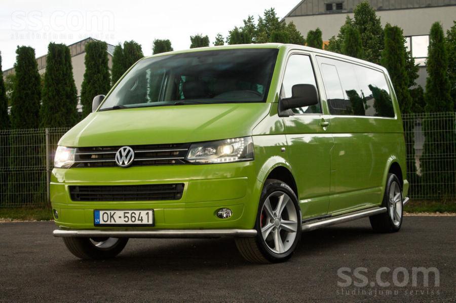 Zaļš Volkswagen Caravelle 2007 Jelgava, ar dzinēja tilpumu 2.50 L un nobraukumu 421 tūkst. km par 6100 €, foto 4 vietnē AUTOMOTO.COM.LV