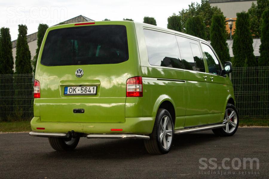 Zaļš Volkswagen Caravelle 2007 Jelgava, ar dzinēja tilpumu 2.50 L un nobraukumu 421 tūkst. km par 6100 €, foto 7 vietnē AUTOMOTO.COM.LV