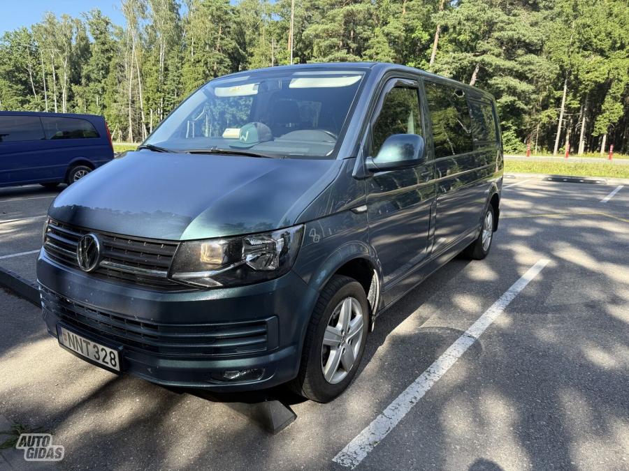 Green Volkswagen Caravelle 2016 in Klaipeda, with an engine capacity of 2.00 L and mileage of 250 thousand km for 19700 €, photo 1 on AUTOMOTO.COM.LV