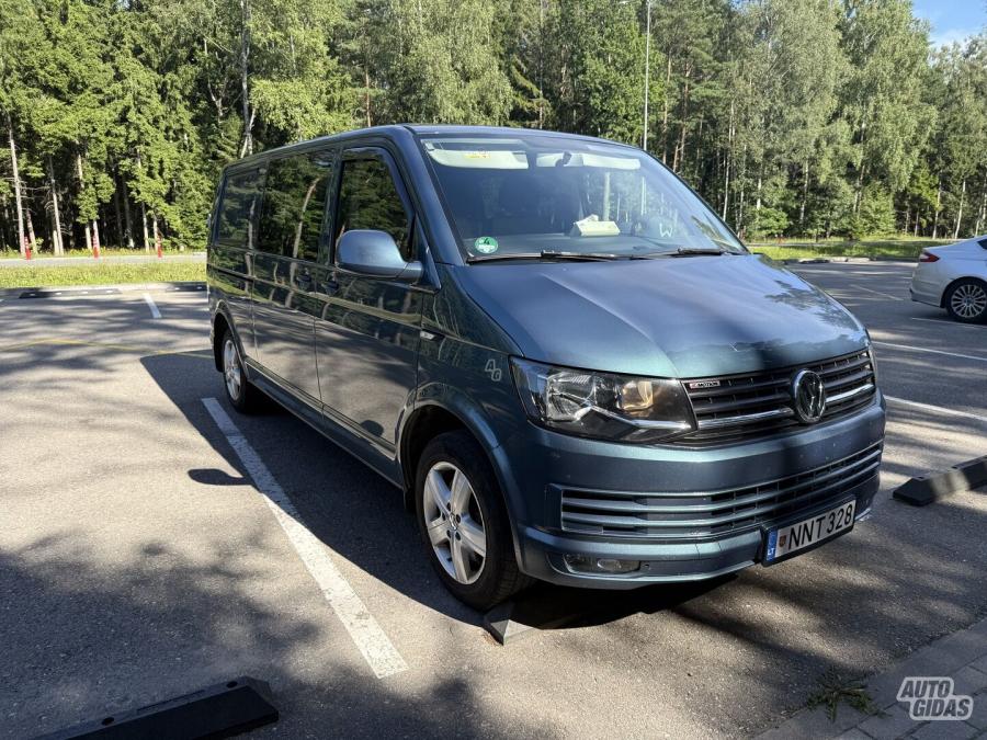 Green Volkswagen Caravelle 2016 in Klaipeda, with an engine capacity of 2.00 L and mileage of 250 thousand km for 19700 €, photo 3 on AUTOMOTO.COM.LV