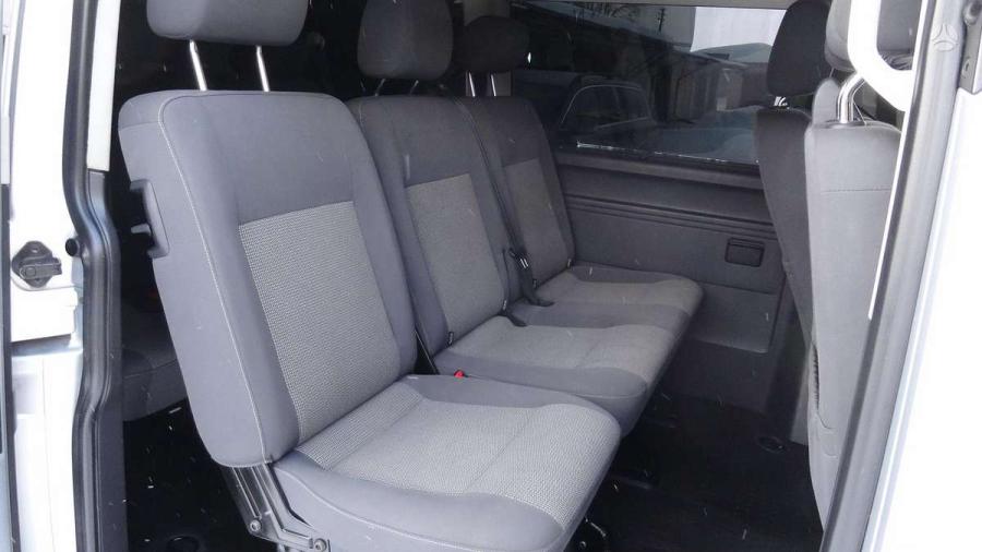 Grey Volkswagen Caravelle 2014 in Joniskis, with an engine capacity of 1.97 L and mileage of 272 thousand km for 14449 €, photo 22 on AUTOMOTO.COM.LV