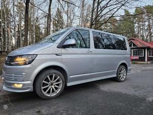 Grey Volkswagen Caravelle 2016 in Kaisiadorys, with an engine capacity of 2.00 L and mileage of 230 thousand km for 14000 €, photo  on AUTOMOTO.COM.LV